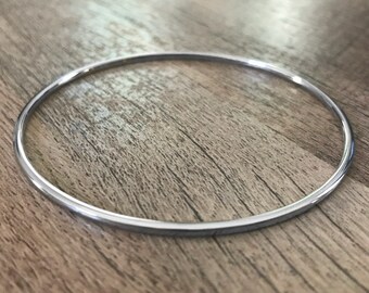 Stainless Steel Bangle - Etsy