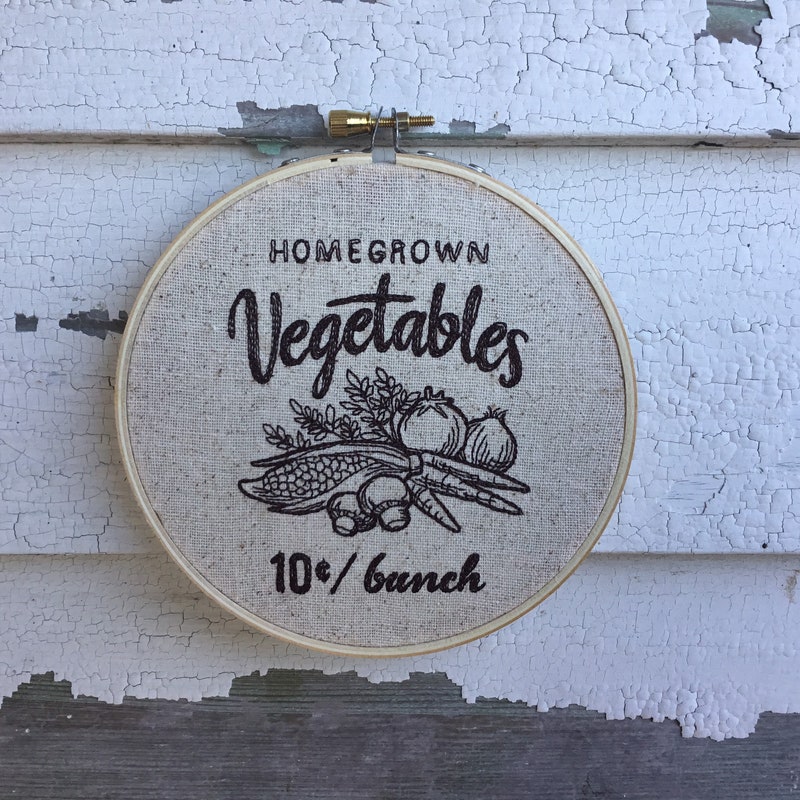 Homegrown Sign - Etsy