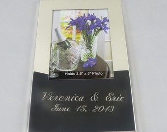 Heart Picture Frame-personalized-wedding Gift-anniversary - Etsy