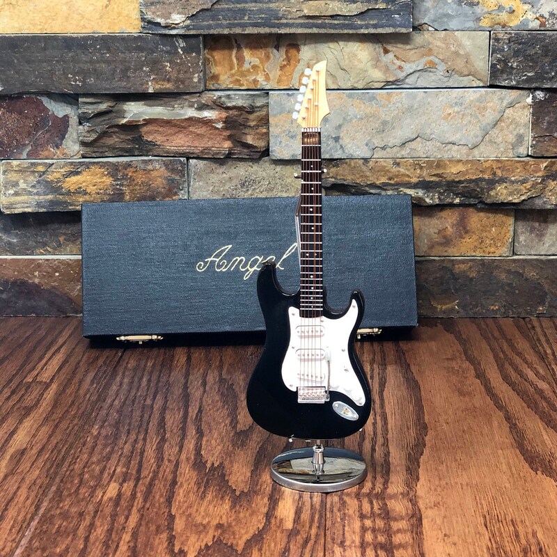 Miniature Guitar With Case - Etsy