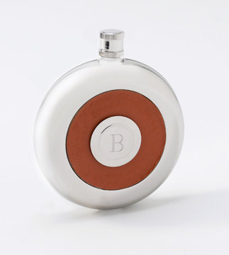 Initial Oxford Flask With Shot - Engraved - Personalized - Groomsmen ...