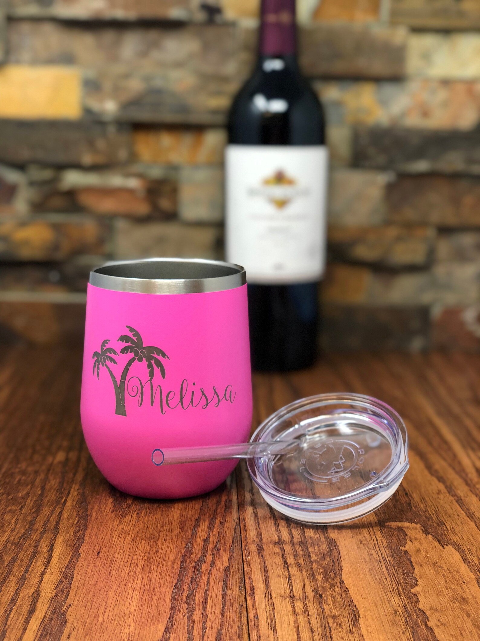 Engraved Stainless Steel Vacuum Insulated Wine Cup - Etsy