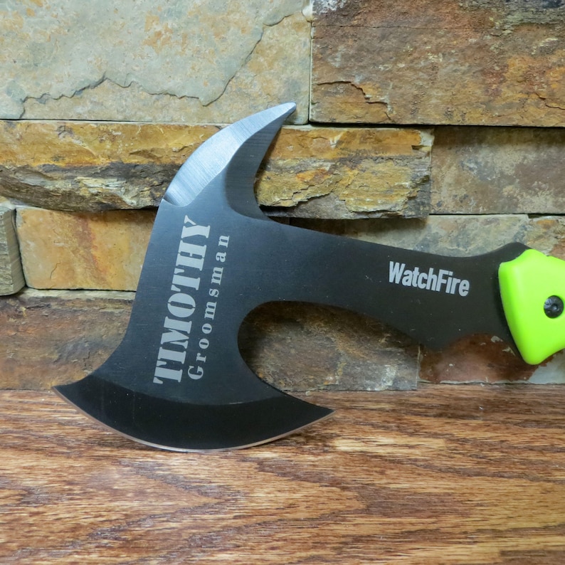 Axe Personalized Custom Hatchet Groomsman Gift Camping Ax - Etsy