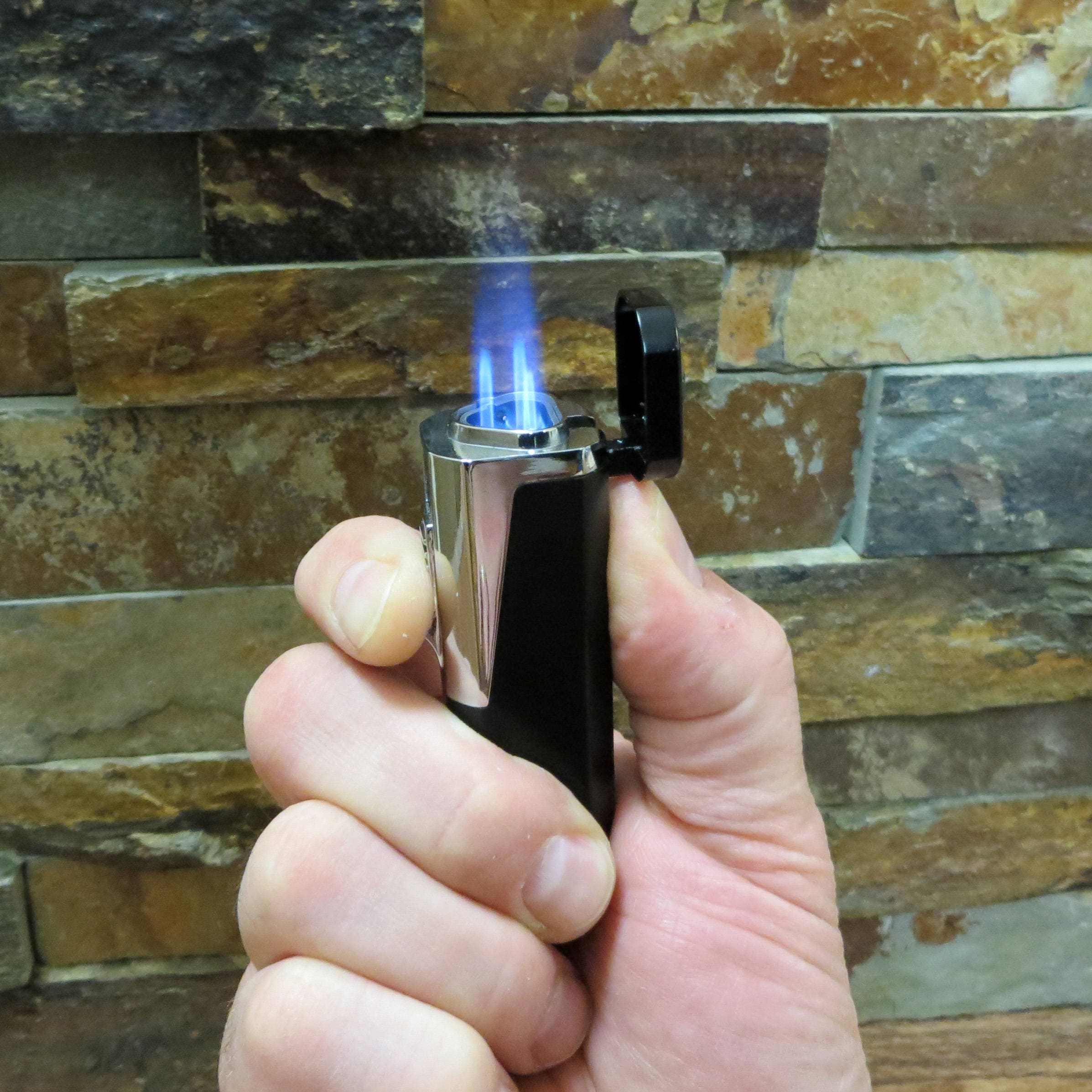 Personalized Triple Torch Cigar Lighter Butane Lighter | Etsy