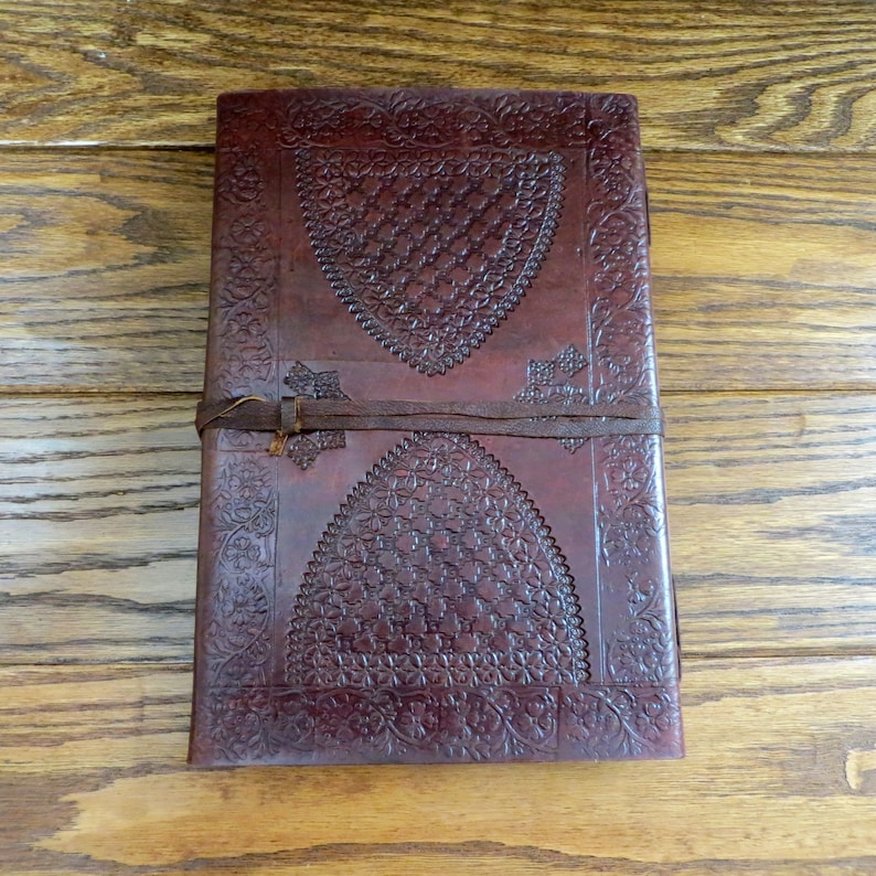 Personalized Journal Leather Wedding Guest Book - Etsy