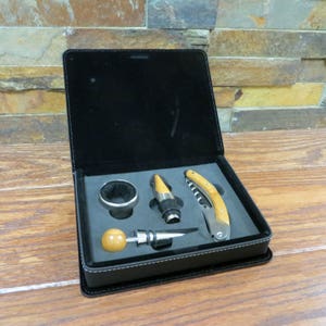 Personalized Wine Accessory Kit - Housewarming - Anniversary - Wedding ...