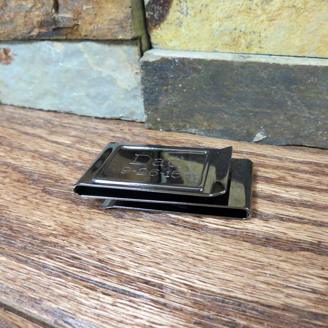 Personalized Gun Metal Money Clip Gifts for Men Groomsmen - Etsy