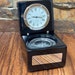 Personalized Nautical Compass Clock Desk Supplies Fathers Gift ...