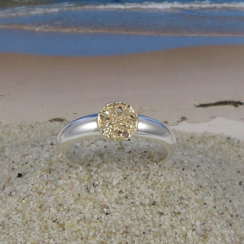 Sand Dollar Ring - Etsy