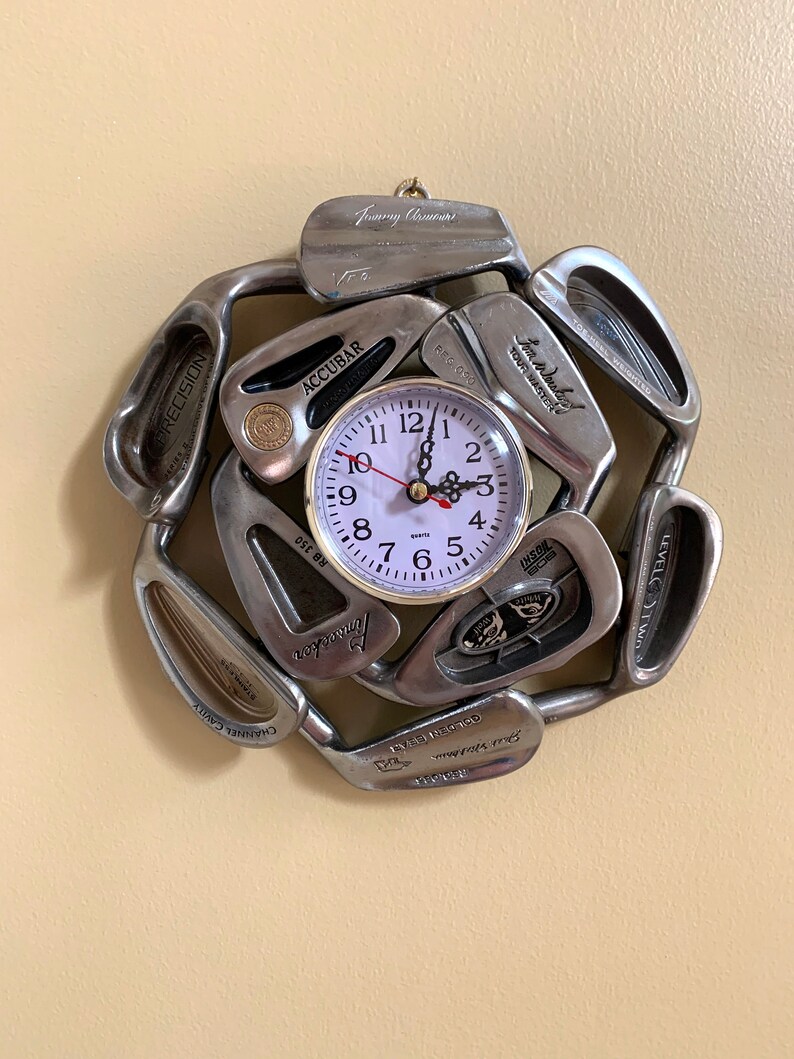 Repurposed Golf Club Clock Complete With Personalized Divot - Etsy