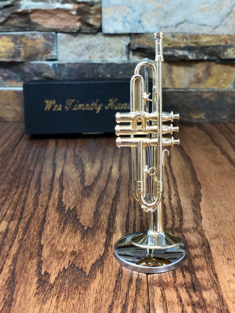Personalized Miniature Trumpet Music Gift Instrument - Etsy