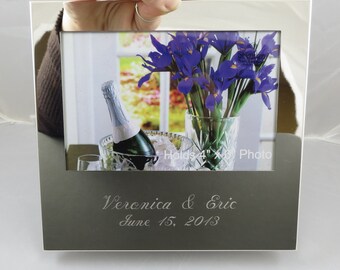 Heart Picture Frame-personalized-wedding Gift-anniversary - Etsy