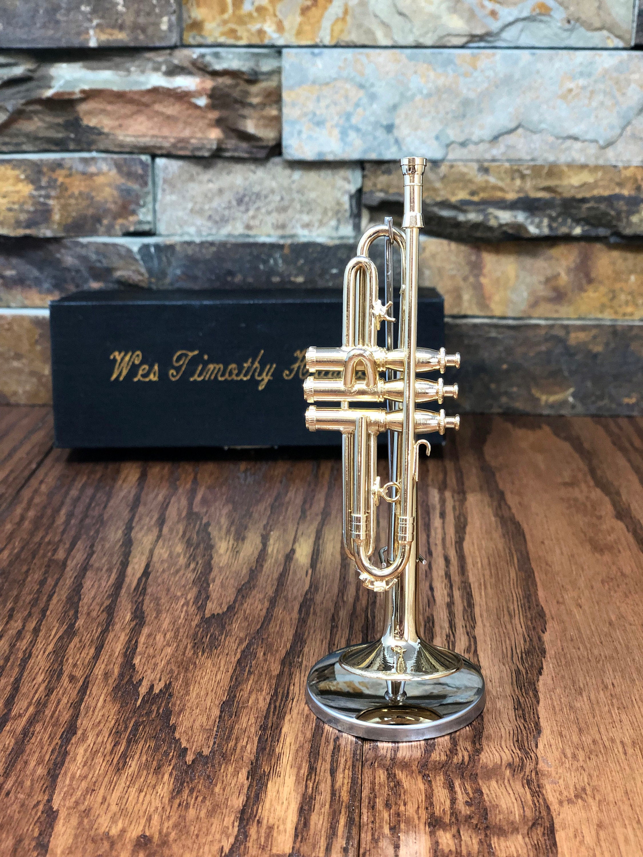 Personalized Miniature Trumpet Music gift Instrument | Etsy