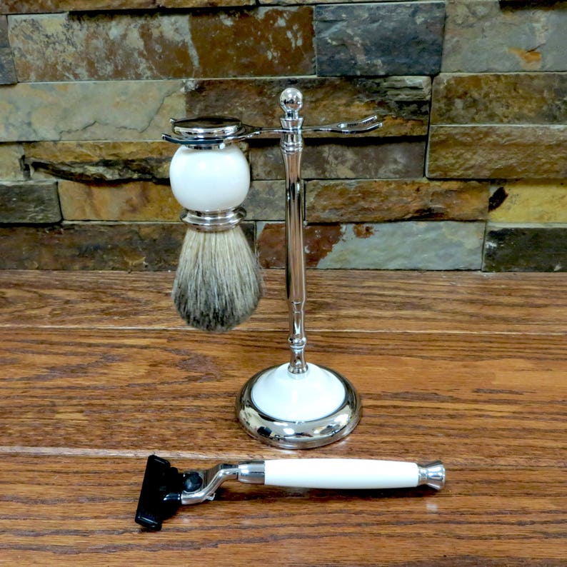 Shaving Set Personalized Razor Shaving Brush Shave - Etsy