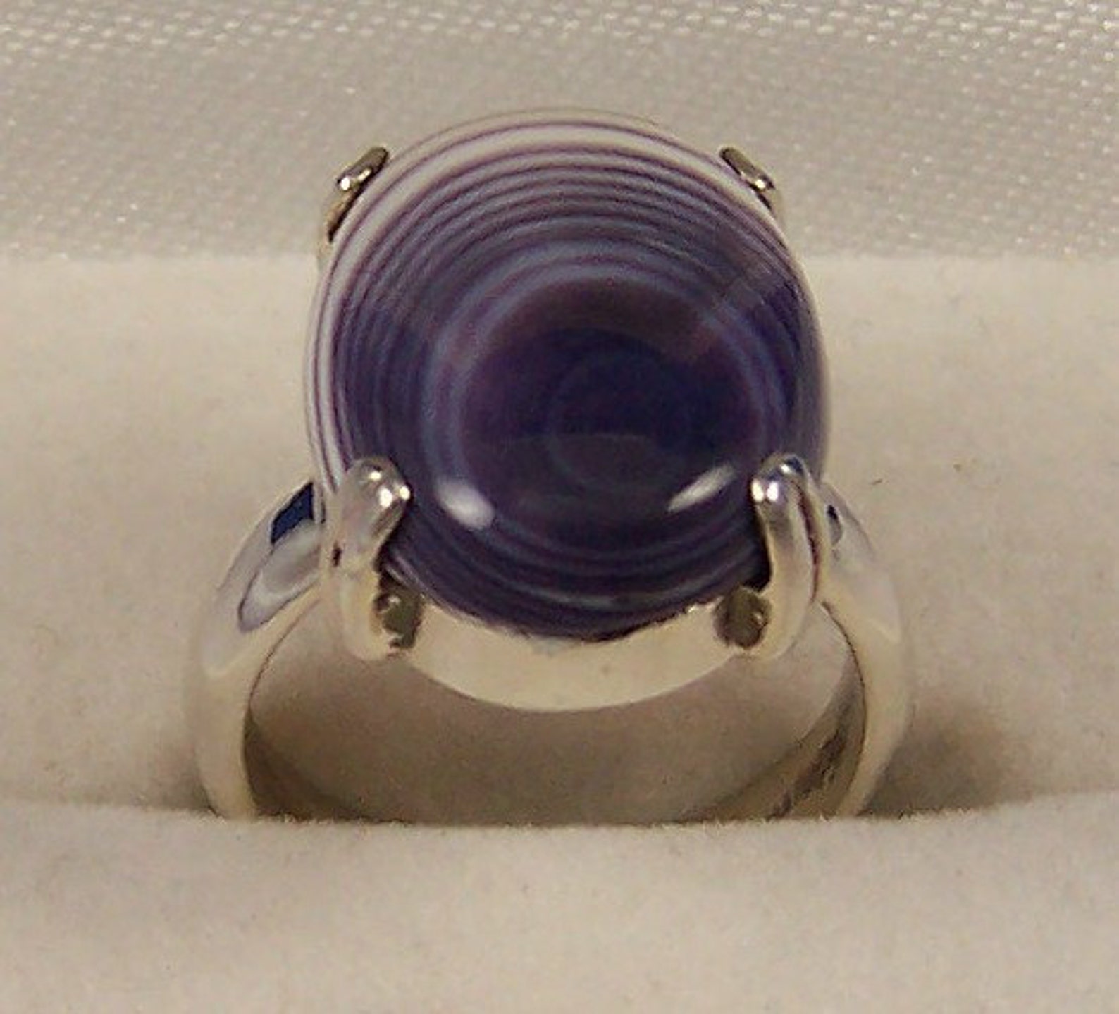Sterling Silver Wampum Ring - Etsy