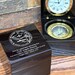 Personalized Nautical Compass Clock, Desk Supplies, Fathers Day ...