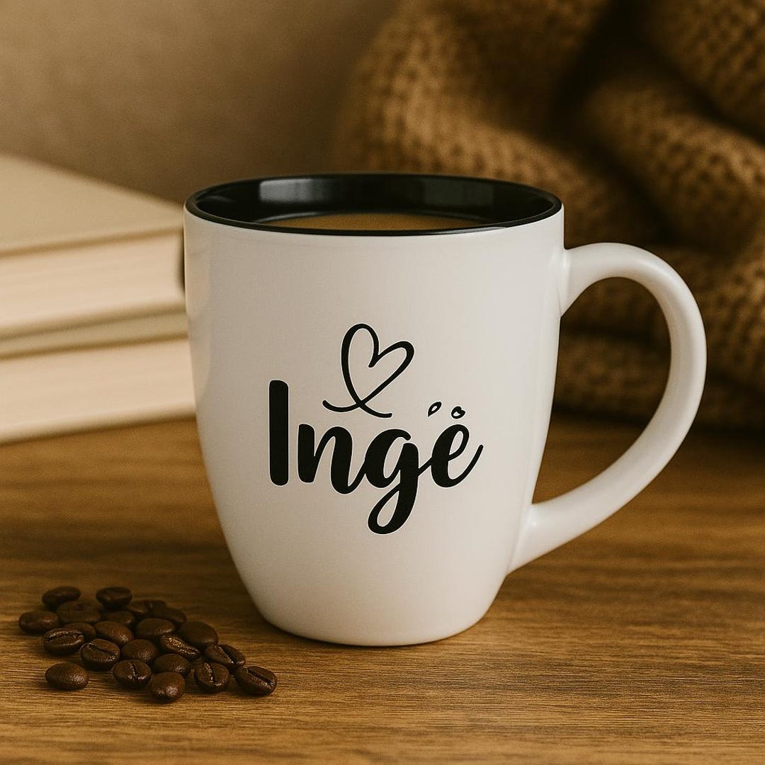 Personalized Coffee Mug, 16oz Ceramic Bistro Cup, Gifts for Her, Gifts ...