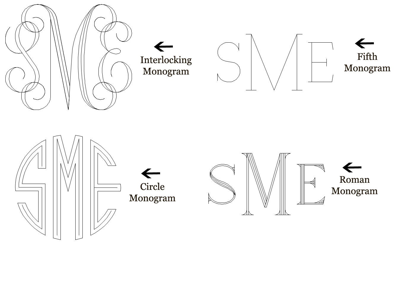 Monogrammed Necklace with Pearl Chain Personalized Monogram | Etsy