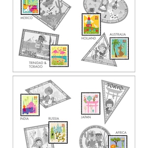 Wee Are the World Passport and Stamps PDF, Student Educational Passport ...