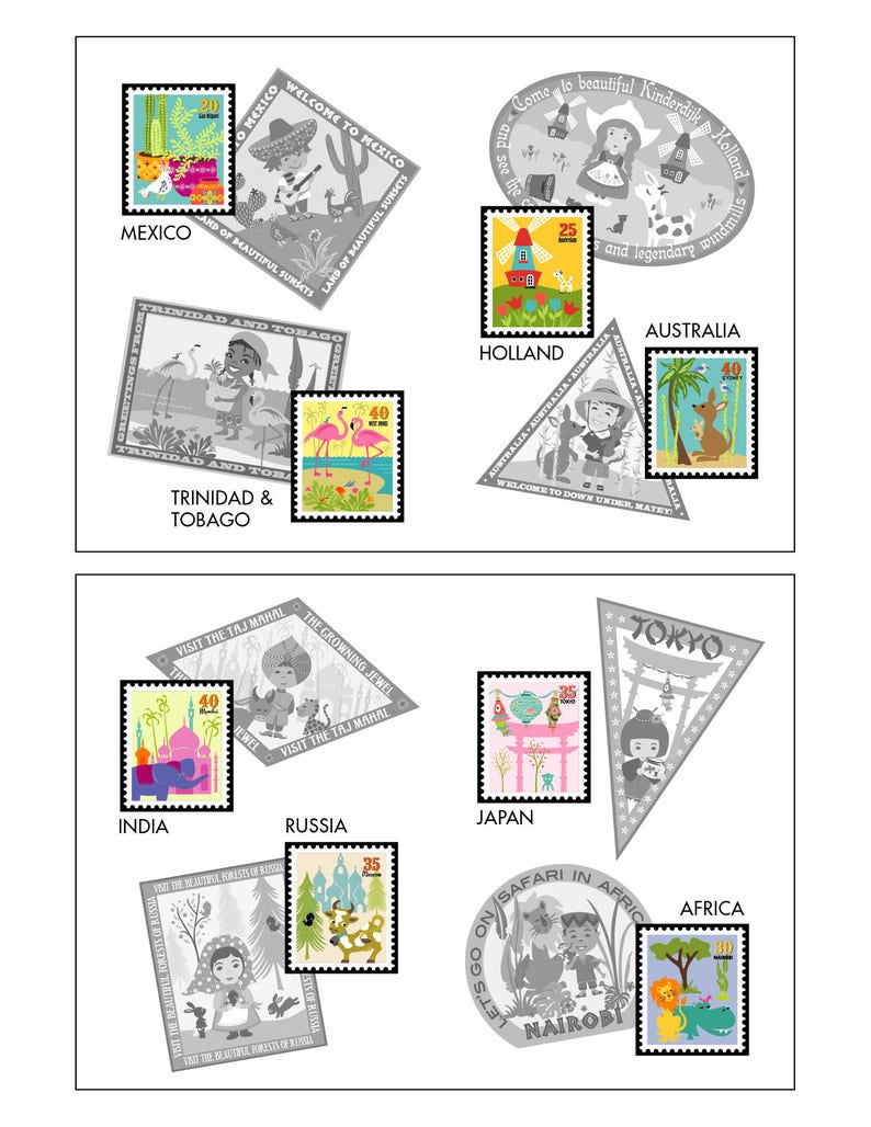 Wee Are the World Passport and Stamps PDF, Student Educational Passport ...