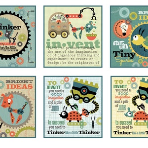 16 X 20 STEM Poster Theme: to Invent You Need a Good Imagination Mouse ...