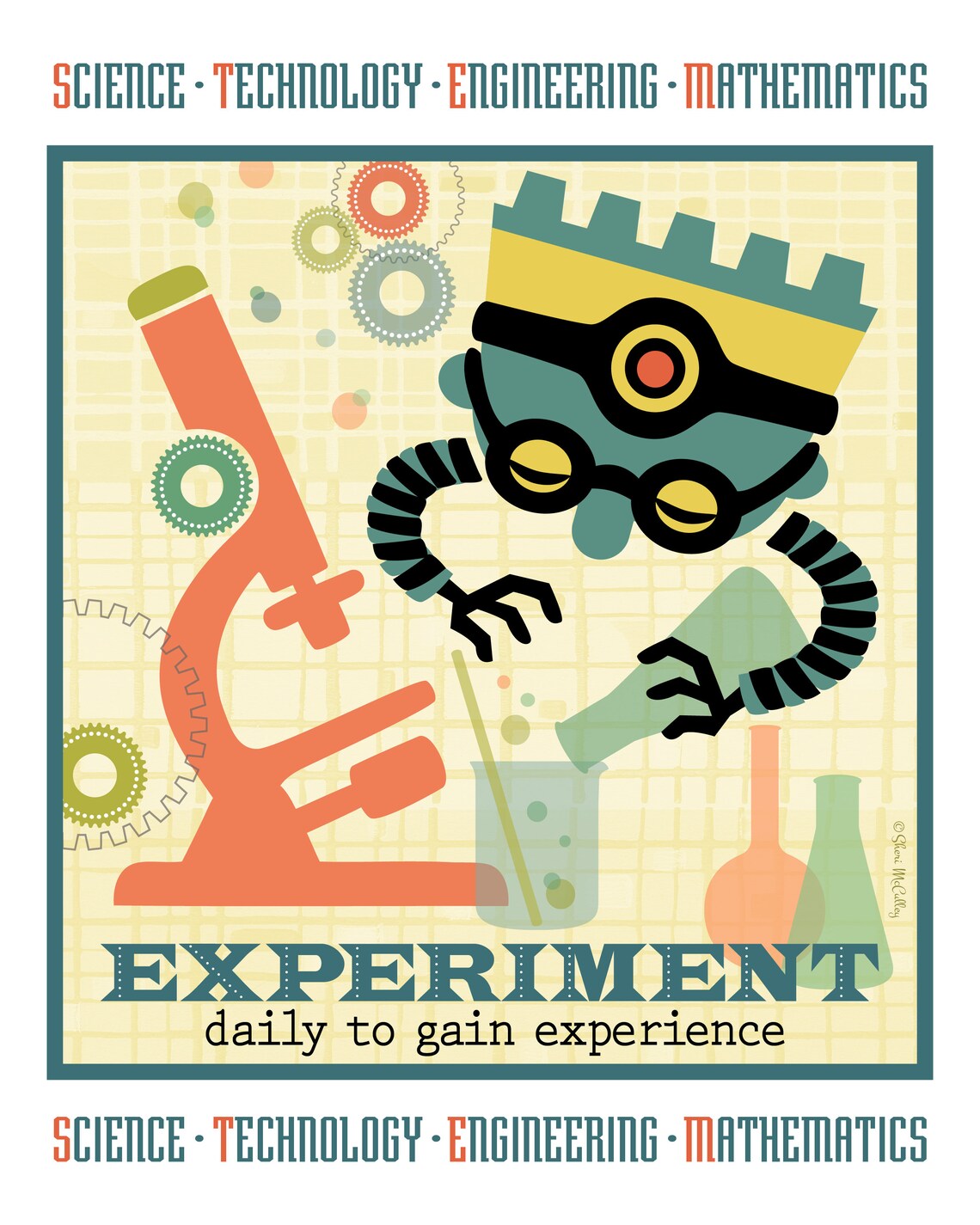 Six PDF Printable STEM Posters—set 2: Words Representing Science ...