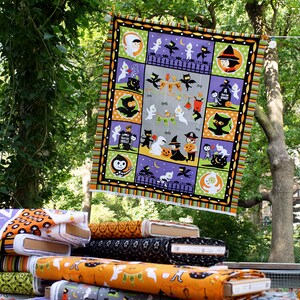Costume Clubhouse Halloween Fabric Panel, Riley Blake Designs, Sheri ...