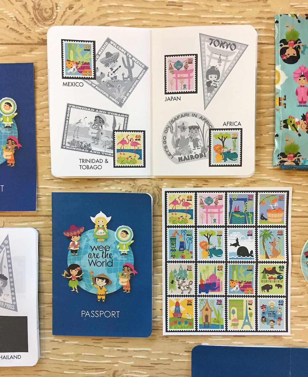 Wee Are the World Passport and Stamps PDF, Student Educational Passport ...