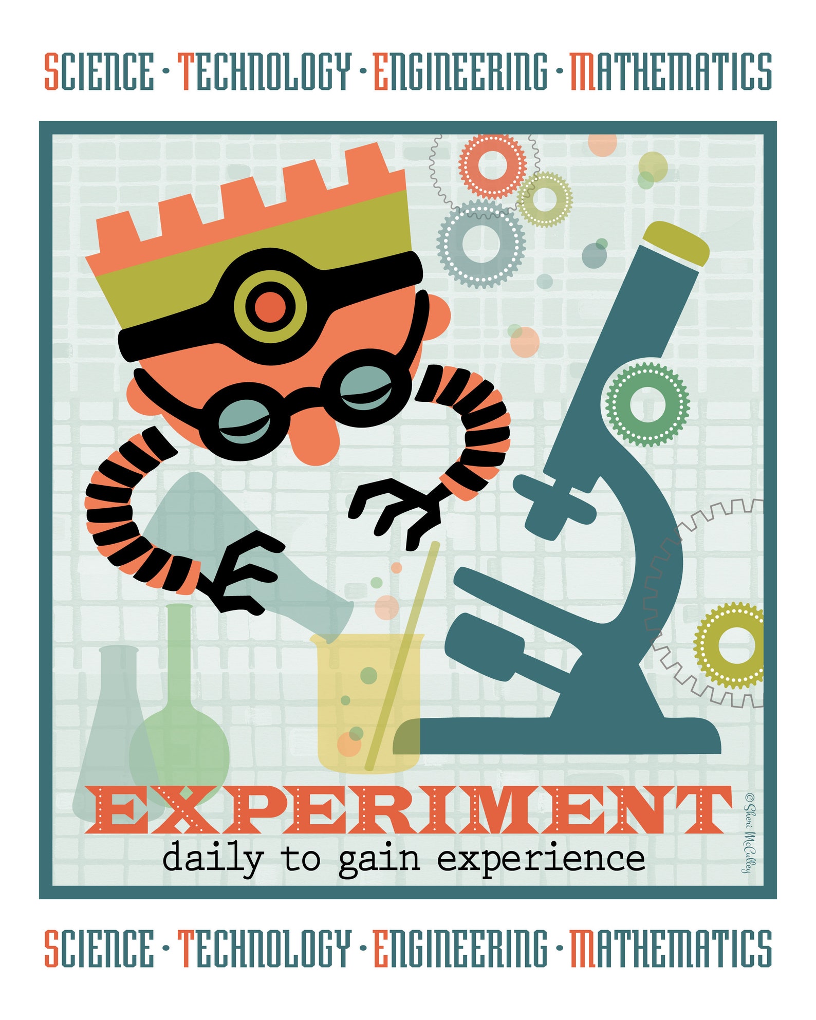 Six PDF Printable STEM Postersset 1: Words Representing - Etsy