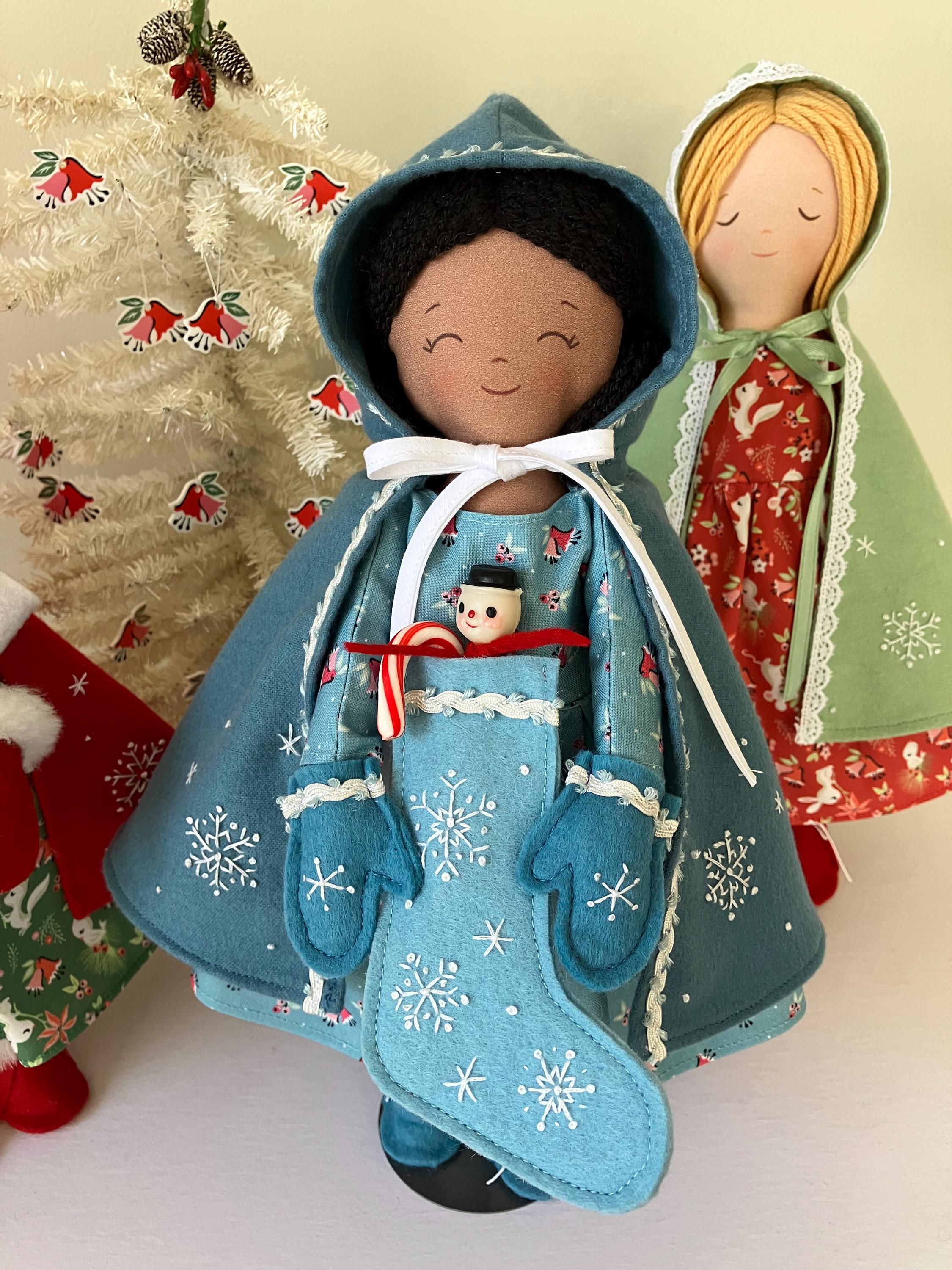 Prairie Lasses Hooded Cape, Mittens and Christmas Stocking PDF Pattern ...
