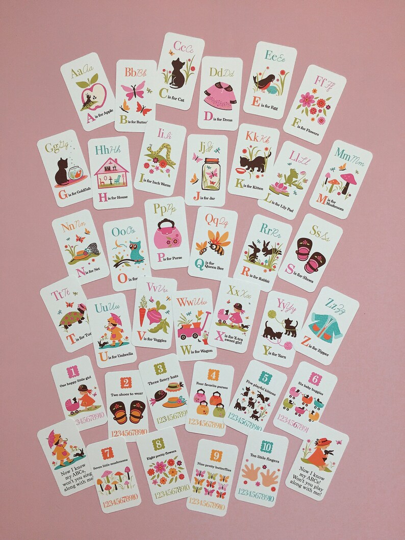 PDF Printable Mini Child's Play Alphabet and Counting Card Set ...