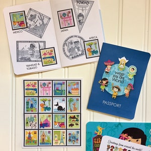 Wee Are the World Passport and Stamps PDF, Student Educational Passport ...