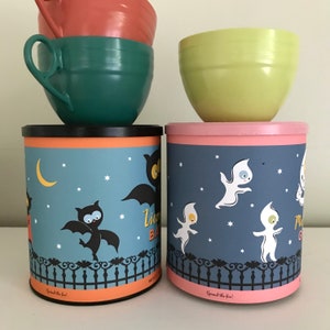 DIGITAL Vintage Style Bats and Ghosts Labels, Vintage Halloween Decor ...