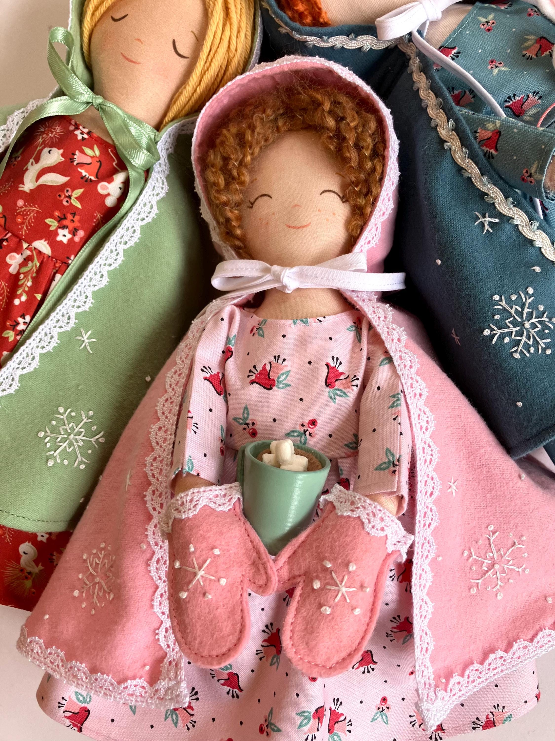 Prairie Lasses Hooded Cape, Mittens and Christmas Stocking PDF Pattern ...