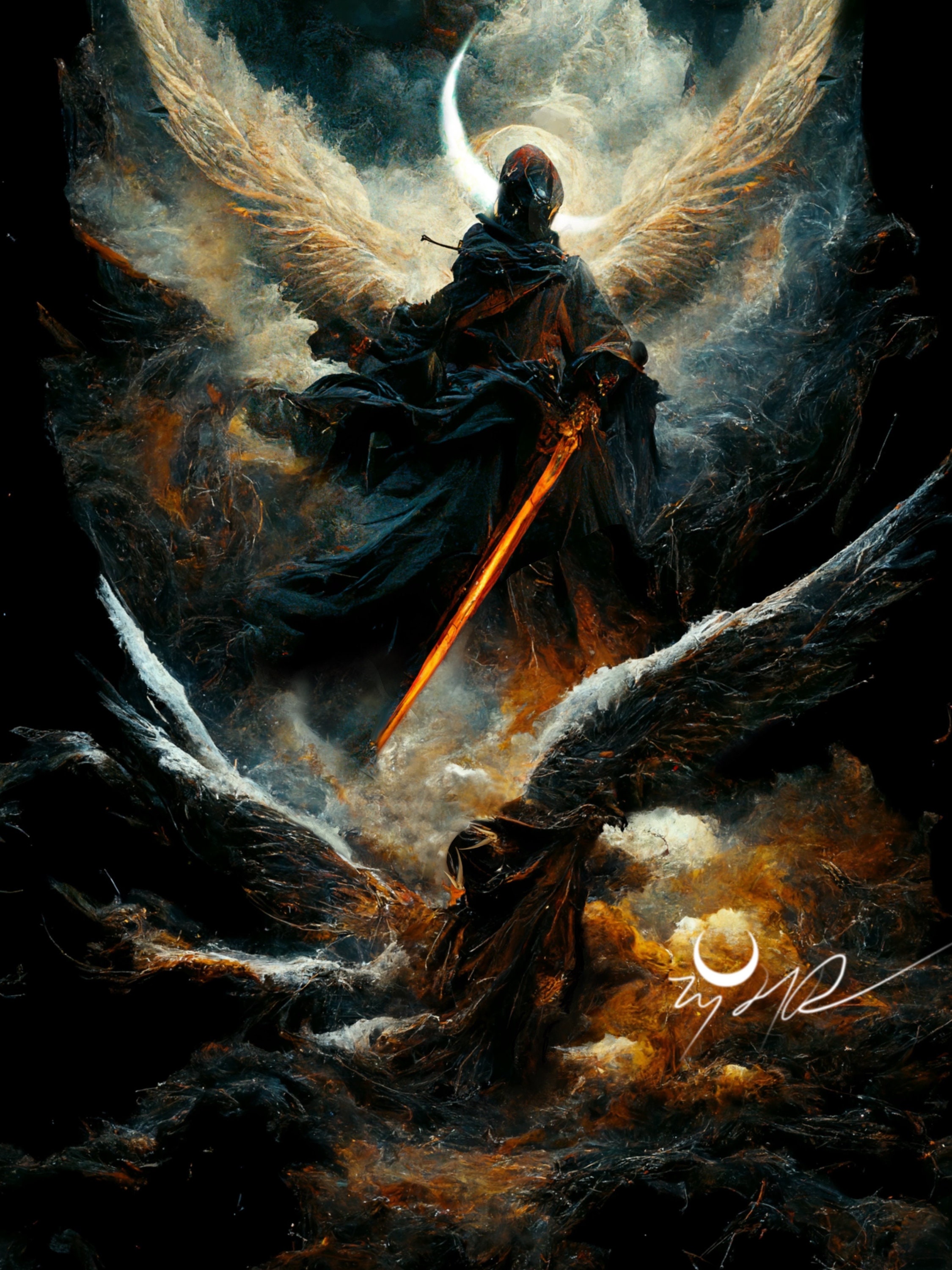 Raphael’s Defeat of Azazel - Etsy