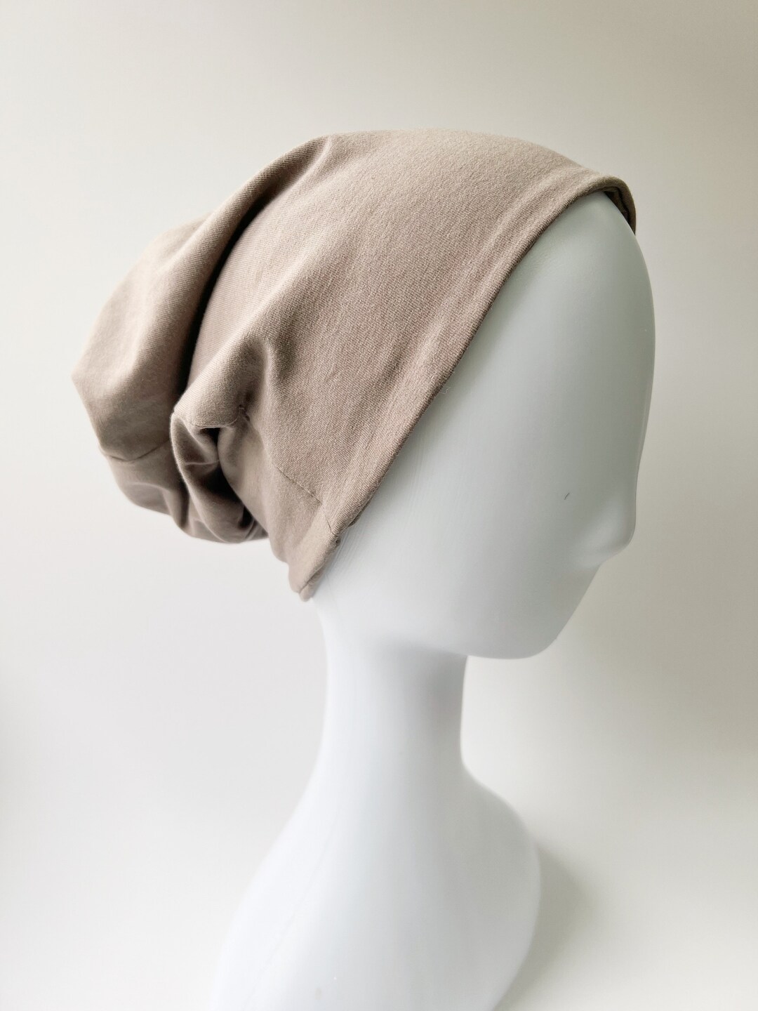 Slouchy Beanie Made With Organic Cotton/bamboo Blend. Unisex Hat ...