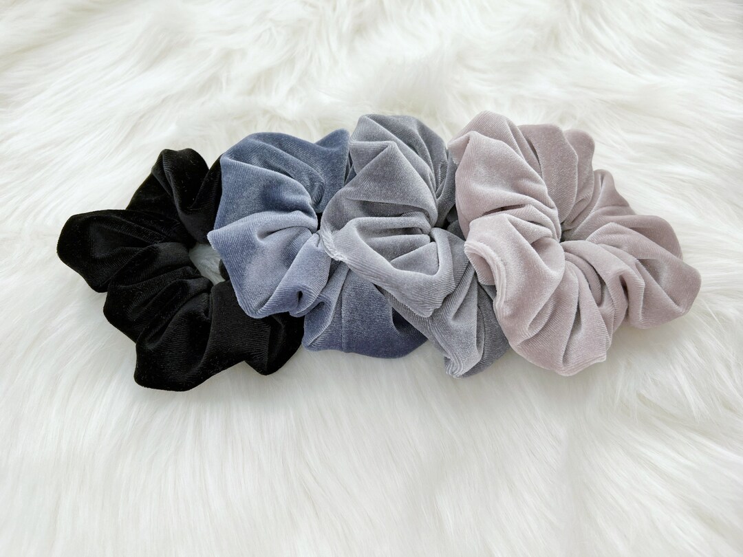 Retro Velvet Scrunchies - Etsy