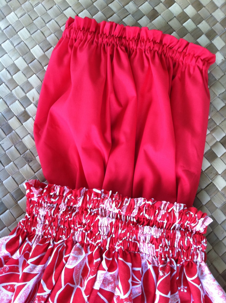 Children's Hula Top Traditional Pa'u Top | Etsy