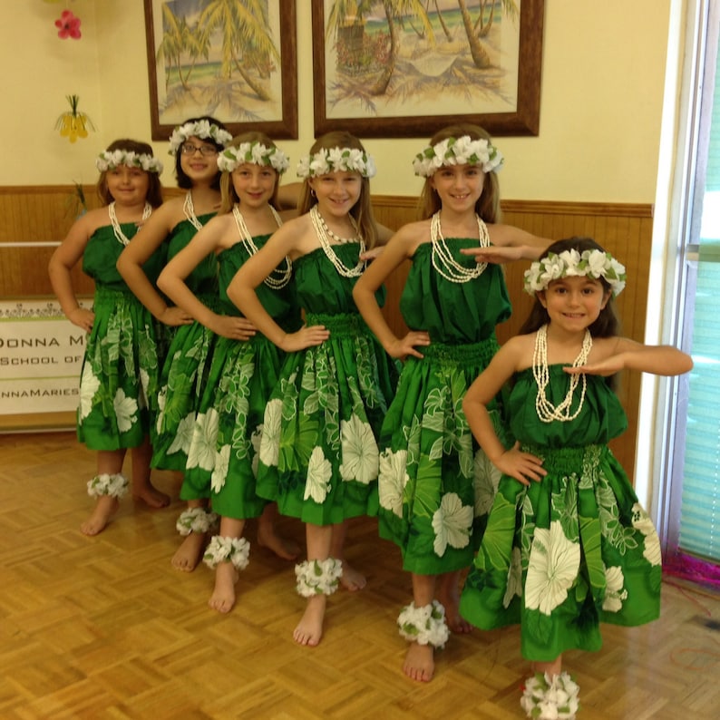 Children's Hula Top Traditional Pa'u Top - Etsy