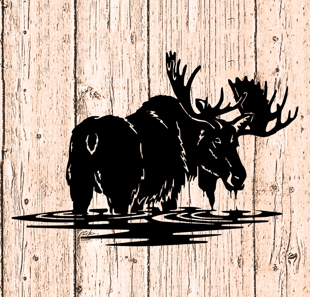 Moose Metal Sign Decor, Outdoor Life, Wildlife, Alaska, Moose - Etsy