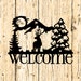 Rustic Country Cabin Welcome Sign Custom and Personalized - Etsy