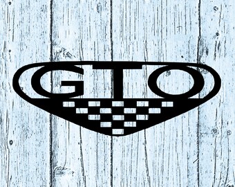 Pontiac Gto Metal Sign - Etsy
