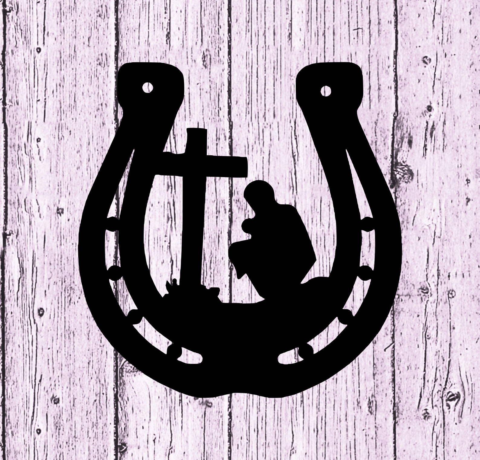 Praying Cowboy Christian Wall Art Cowboy and Western Art | Etsy