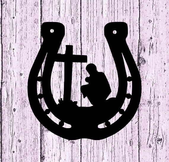 Praying Cowboy Christian Wall Art Cowboy and Western Art | Etsy