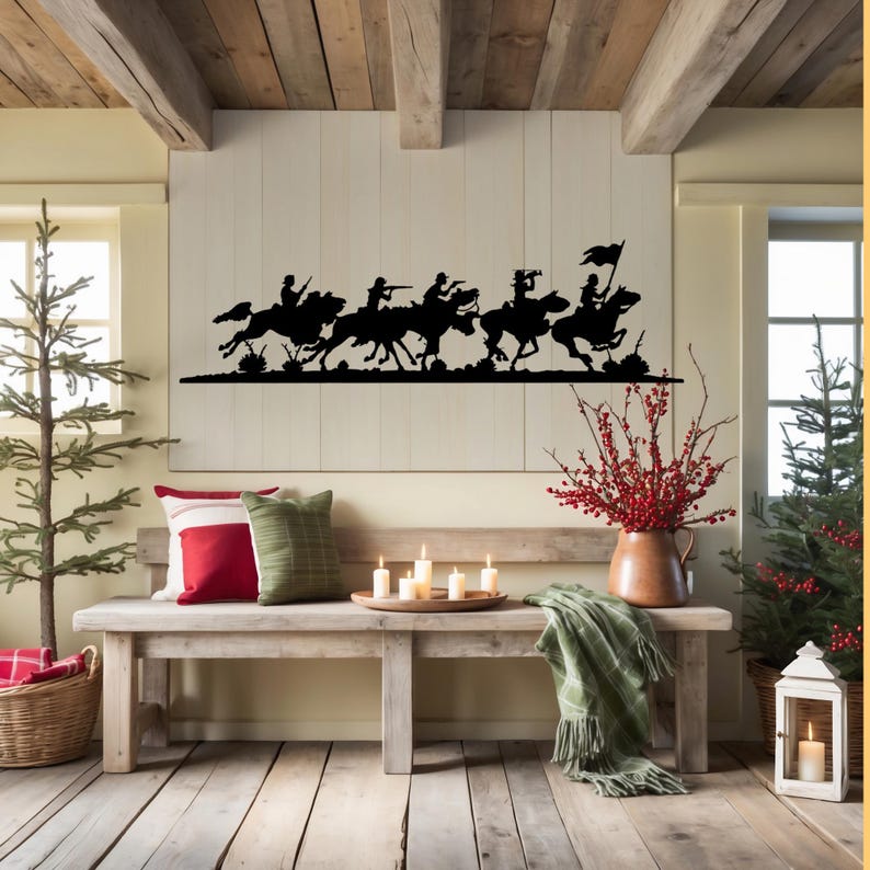 Cavalry Metal Sign - Rustic Military Decor for Patriotic Home or Garden ...