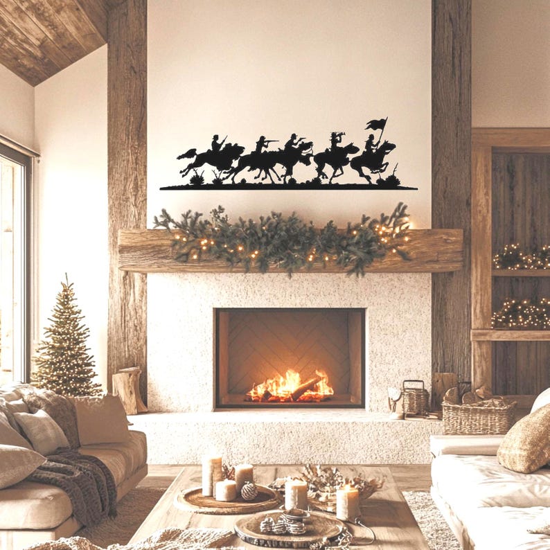 Cavalry Metal Sign - Rustic Military Decor for Patriotic Home or Garden ...