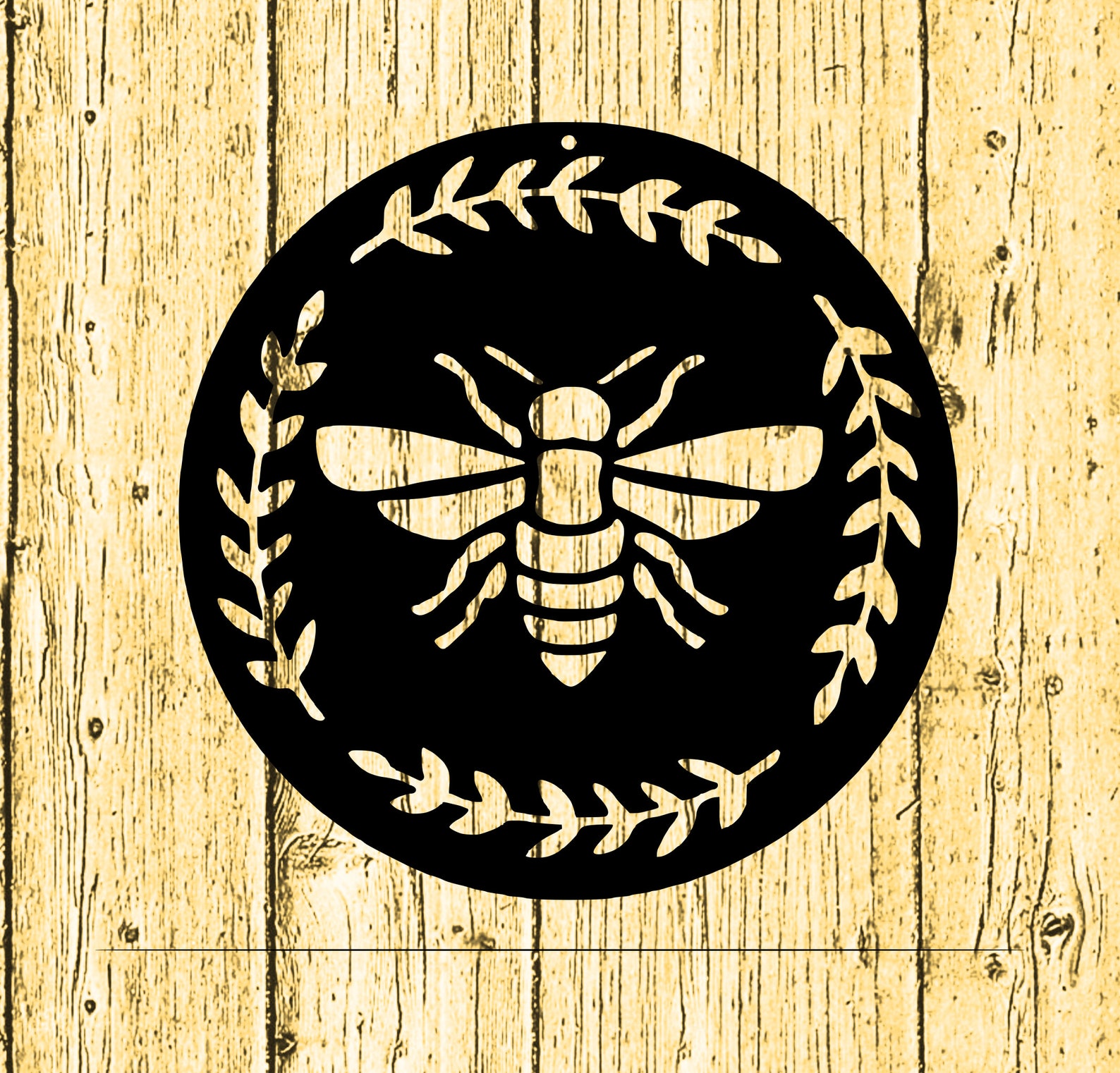 Metal Bee Art Metal Wall Art Bee Lovers Sign Sculpture Barn - Etsy