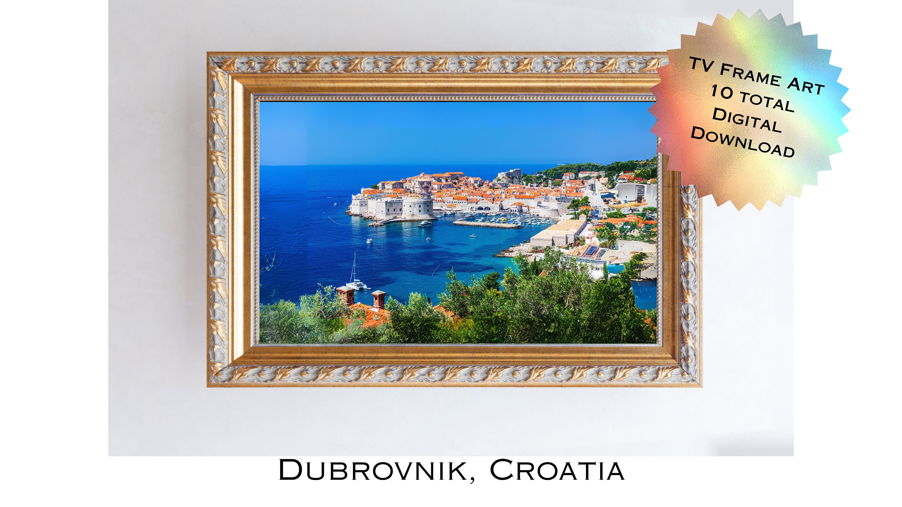 Samsung Frame TV Croatia Art Instant Digital Download Krk Malinska ...