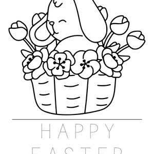 Kids Easter Coloring and Tracing 20 Pages Activity Printable Easter ...