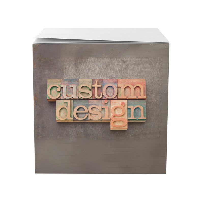 Personalized Photo Logo Custom Post-it Notes Cubes Valentines Day ...